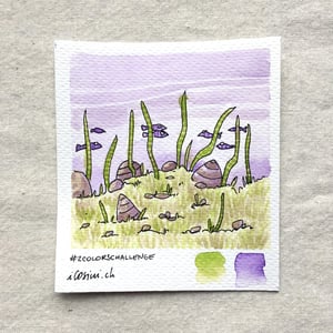 The two-color challenge: 100 drawings colored only with two colors
